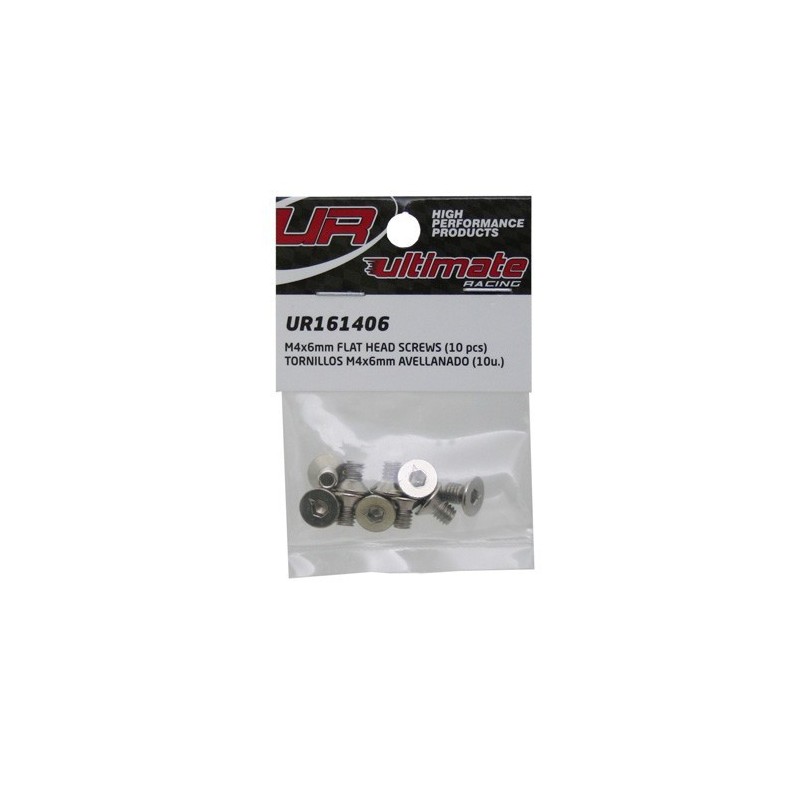 M4x6 mm Flat Head Screw x10 pcs