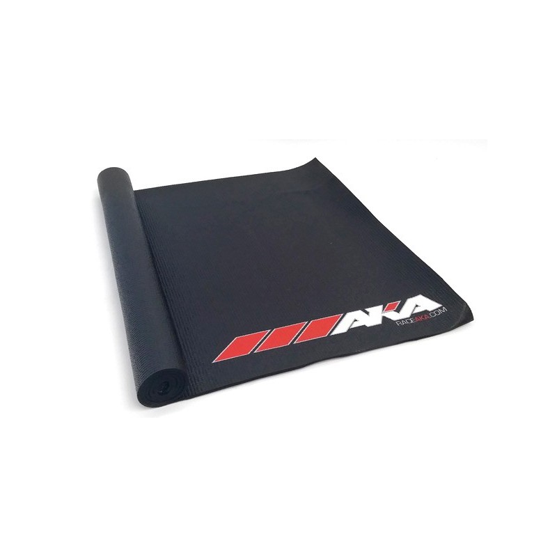 Pit mat de goma AKA con Logo