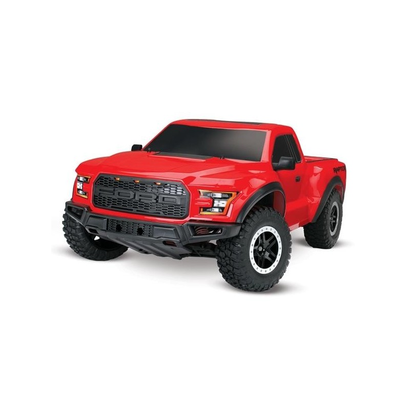 Traxxas Ford F-150 Raptor 2WD XL-5 TQ con bateria y carg. Rojo