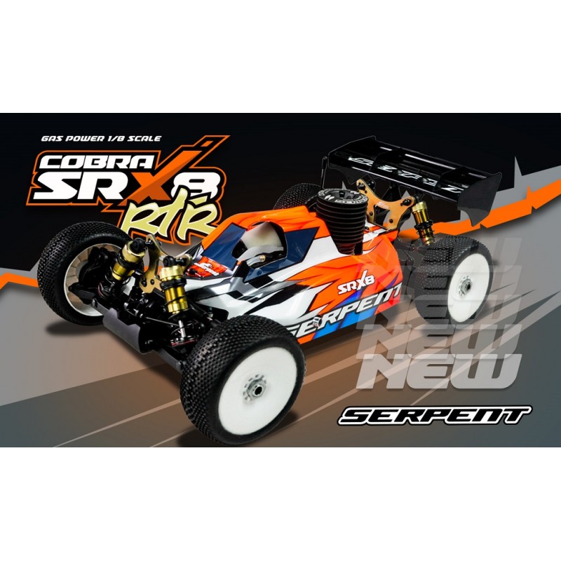 Serpent SRX8 Buggy Nitro 1/8 4x4 RTR