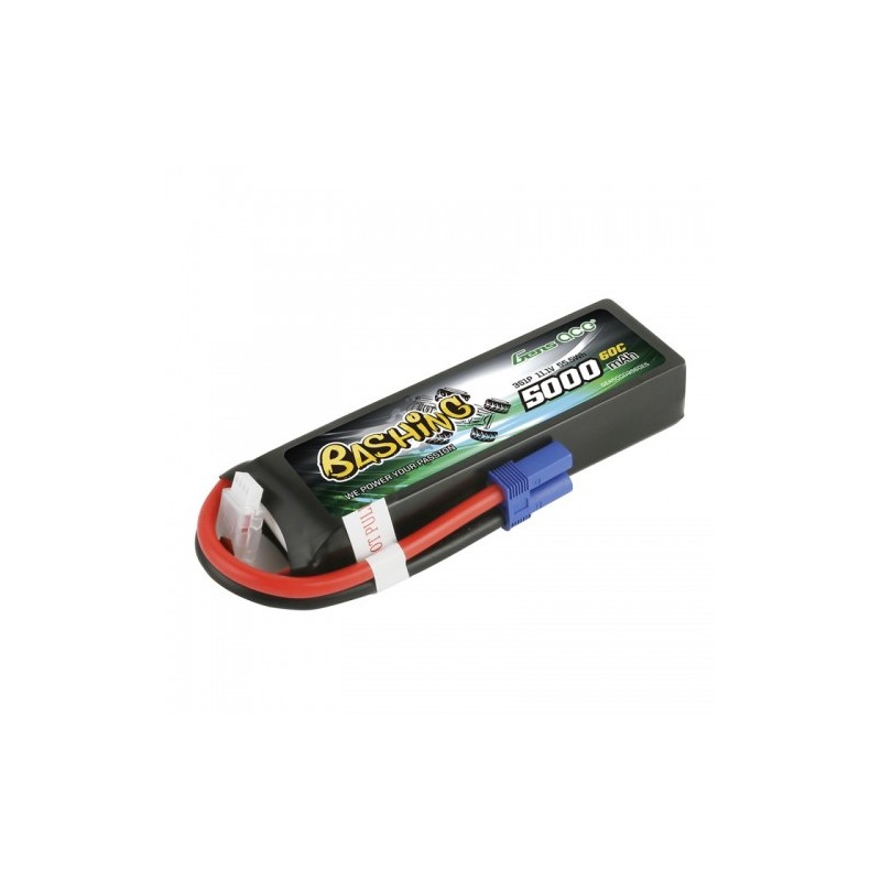 LiPo battery GENS ACE 5000 mAh 11.1v 60C 3S1P EC5