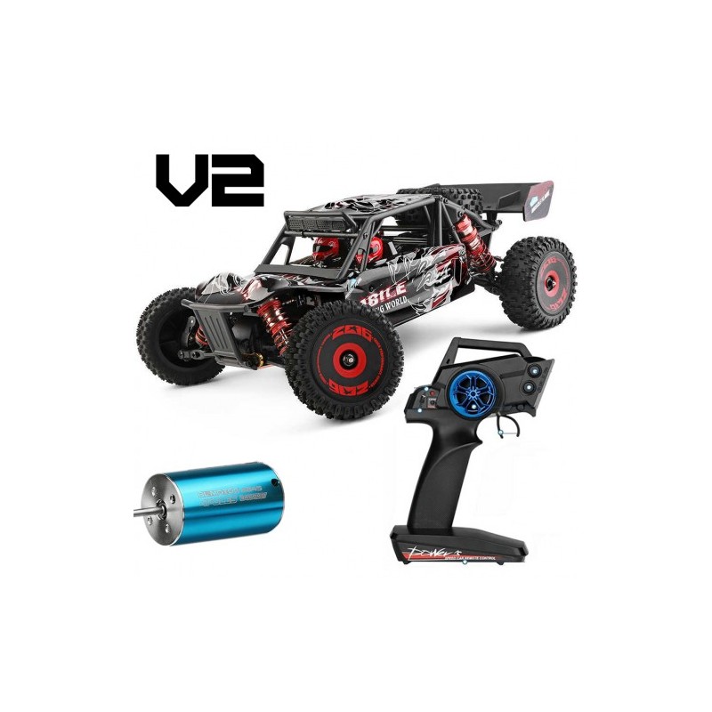 Coche WLToys 1/12 Buggy Baja v2 4x4 Brushless RTR